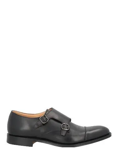 Church's Leather Monk Strap Loafers - Black