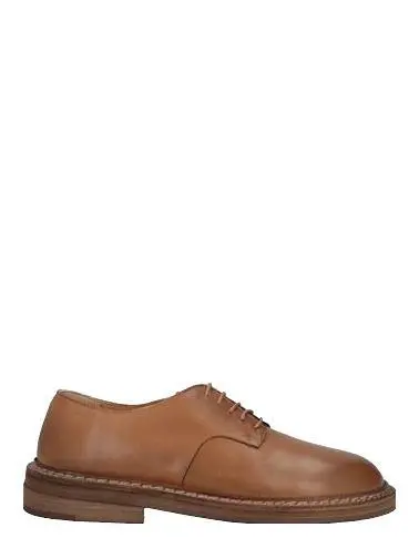 Marsèll Lace-up Tan Calfskin Derby Shoes - Brown