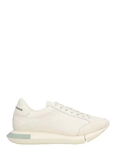 PALOMA BARCELO Ivory Leather Low-top Sneakers - White