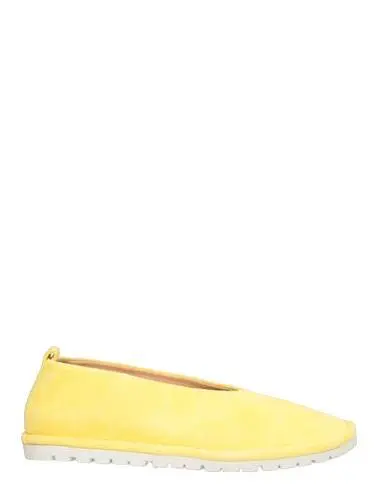 Marsèll Gomme Leather Ballet Flats - Yellow