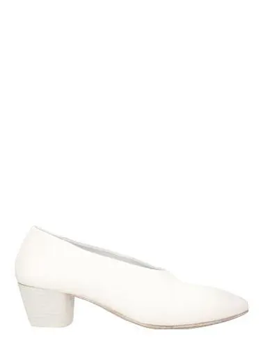 Marsèll Pebbled Leather Pumps - White