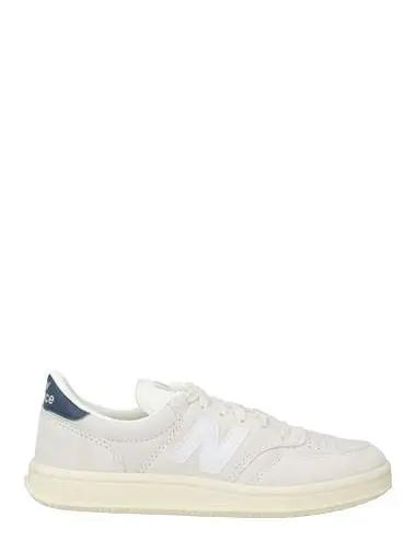 NEW BALANCE T500 Leather Sneakers - Off White