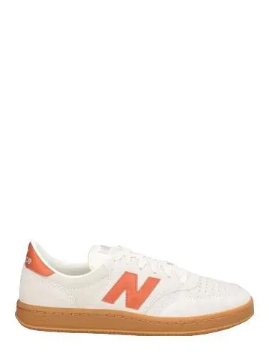 NEW BALANCE T500 Leather Sneakers - Off White