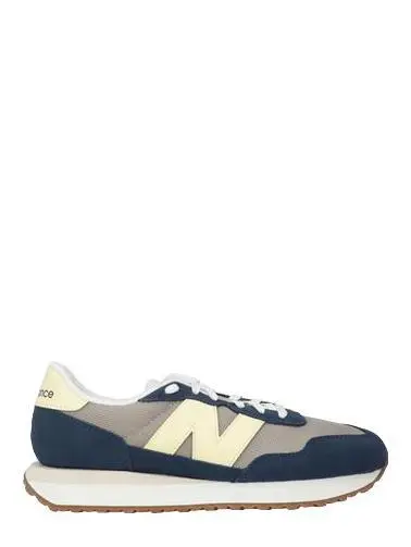 NEW BALANCE 237 Leather And Textile Sneakers - Navy