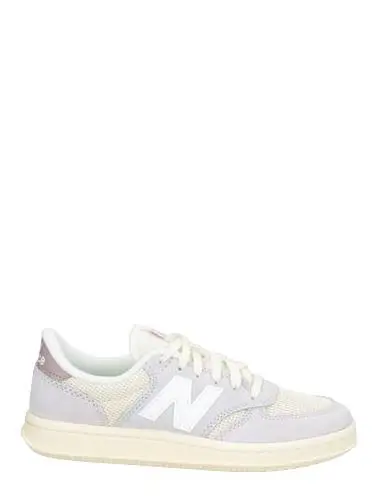 NEW BALANCE T500 Leather Sneakers - Off White