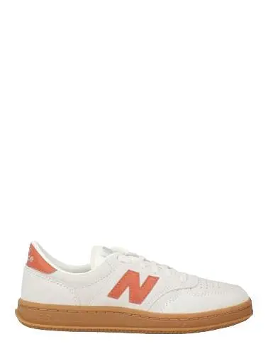 NEW BALANCE T500 Leather Sneakers - Off White