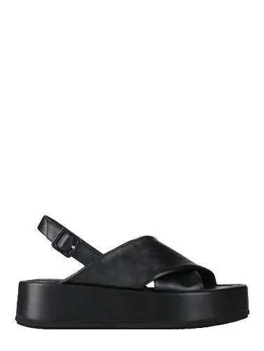 PALOMA BARCELO Slingback Flatform Sandals - Black