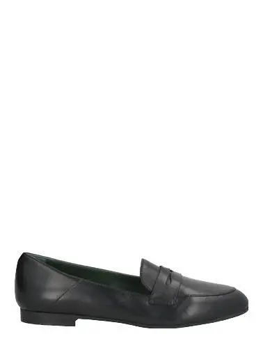 NOA A. Leather Penny Loafers - Black