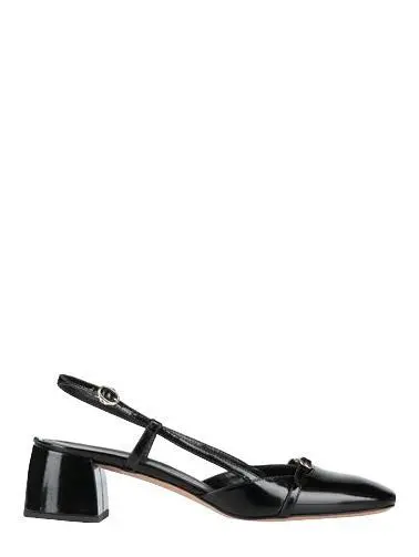 A.BOCCA A. Bocca Leather Slingback Pumps - Black