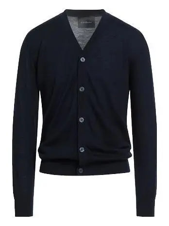 John Richmond Merino Wool Cardigan - Blue