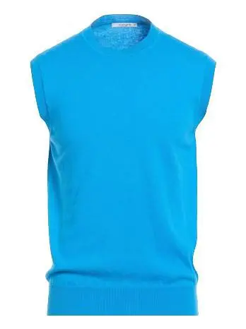 KANGRA Sleeveless Wool Sweater - Blue