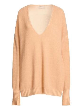 DRUMOHR Cashmere V-neck Sweater - Apricot