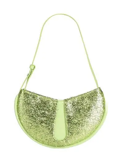 THEMOIRE Lamé Hobo Bag - Green