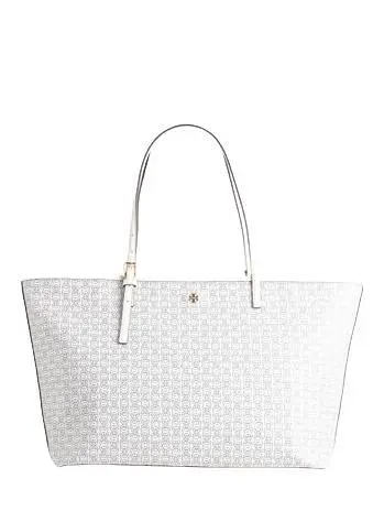 Tory Burch Tote Bag With Brand Logo - Off White