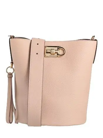 FERRAGAMO Soft Buck Cross-body Bag - Beige