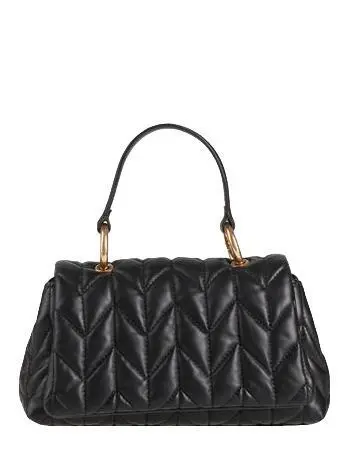 Missoni Quilted Leather Flap Bag - Black
