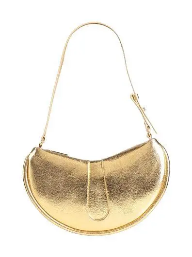 THEMOIRE Shoulder Bag In Textile Fibers - Gold