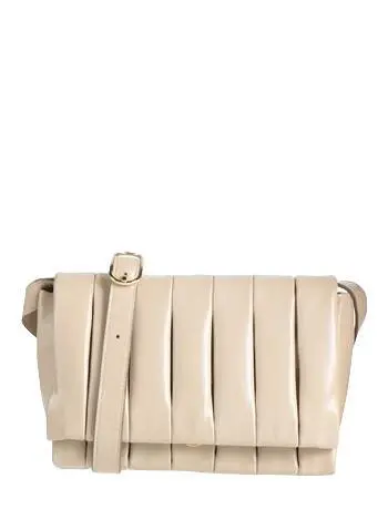 THEMOIRE Textile Cross-body Bag - Beige