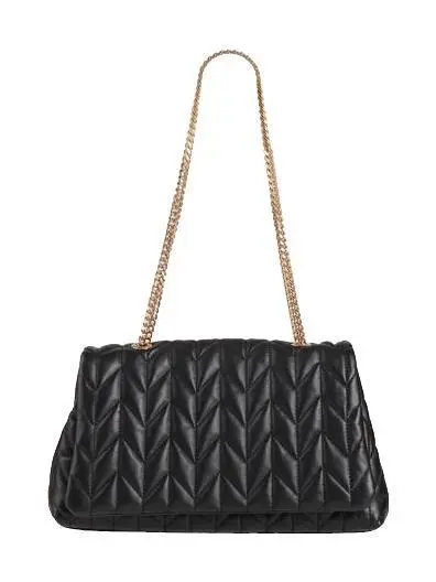 Missoni Leather Shoulder Bag - Black