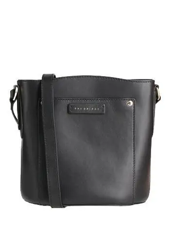 THE BRIDGE Leather Bucket Bag - Black