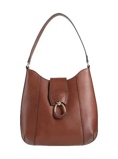THE BRIDGE Leather Hobo Bag - Brown