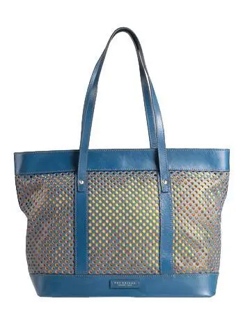 THE BRIDGE Leather Tote - Blue