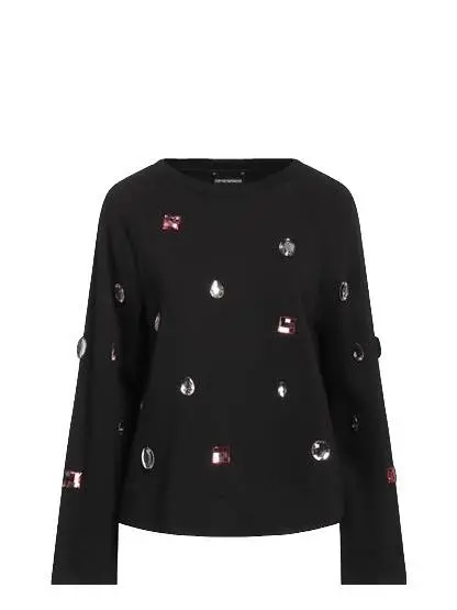 Emporio Armani Cotton French Terry Sweatshirt - Black
