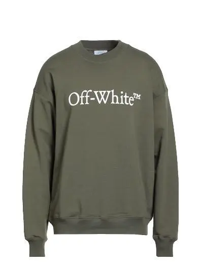 OFF-WHITE™ Cotton Sweatshirt - Green