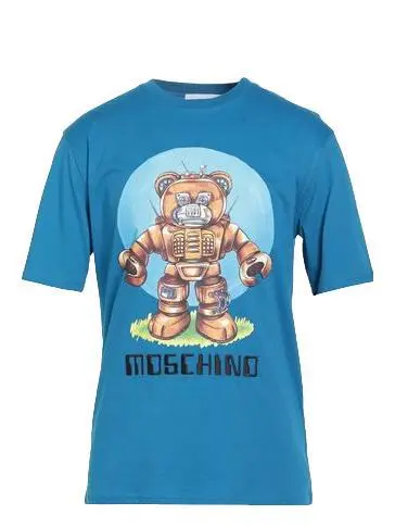 Moschino Couture T-shirt Azure Size Organic Cotton - Blue
