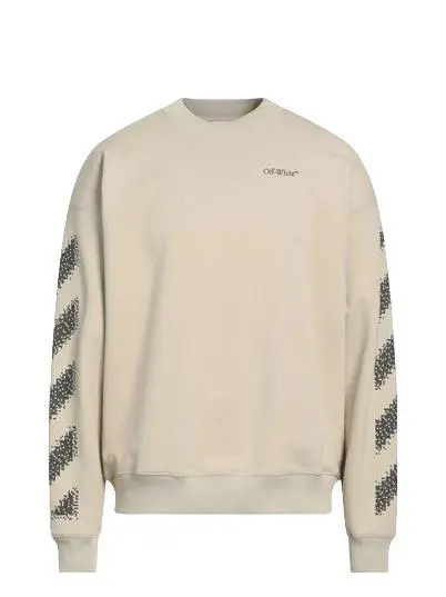 OFF-WHITE™ Cotton Sweatshirt - Beige