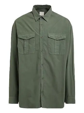 Emporio Armani Shirt Taupe Size Cotton - Green