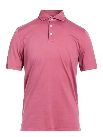 Fedeli Polo Shirt Antique Rose Size Organic Cotton - Pink