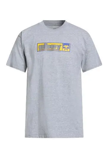 Obey T-shirt Light Size Cotton, Polyester - Grey
