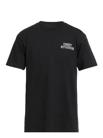 Obey T-shirt Size Cotton - Black