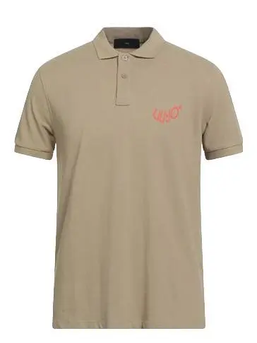LIU •JO MAN Polo Shirt Khaki Size Cotton - Beige