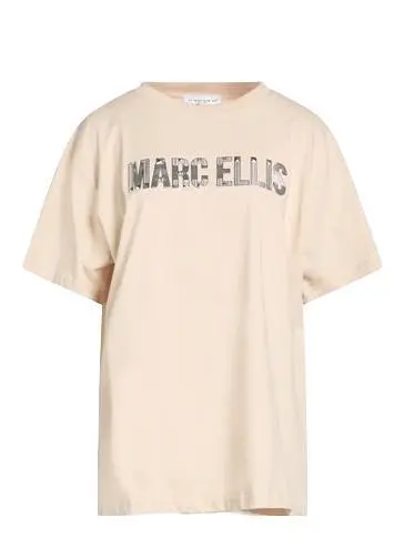 MARC ELLIS T-shirt With Appliqués - Beige