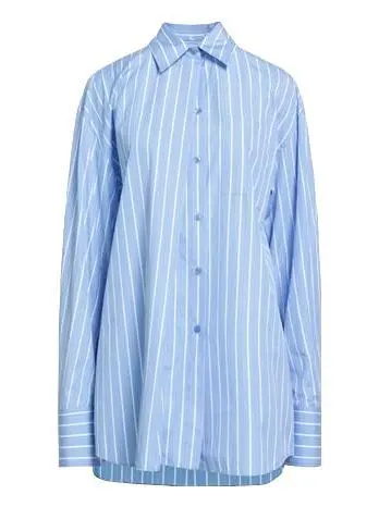 Sportmax Striped Woven Shirt - Blue
