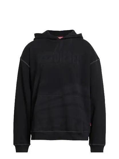 Diesel Hooded Sweatshirt With Logo - Black