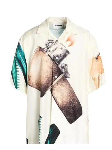 JIL SANDER Shirt Size Viscose - Off White