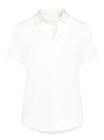 Majestic Filatures Viscose And Elastane Shirt - Off White