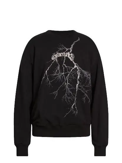 Givenchy Printed Cotton French Terry Sweatshirt - Black