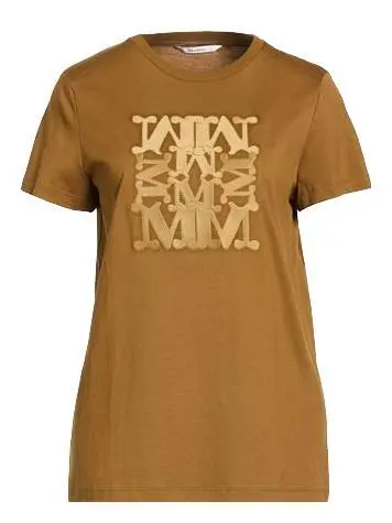 Max Mara T-shirt With Appliqué Detail - Beige