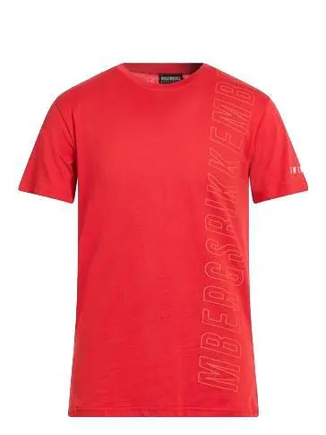 BIKKEMBERGS Beachwear T-shirt Size Cotton - Red