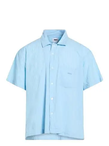 Obey Shirt Sky Size Cotton - Blue