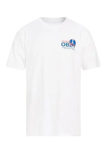 Obey T-shirt Size Cotton - White
