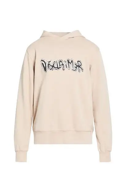 DISCLAIMER Hooded French Terry Sweatshirt - Beige