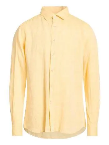 GLANSHIRT By Slowear Shirt Lilac Size Linen - Yellow