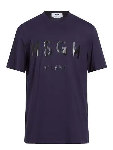MSGM T-shirt Dark Size Cotton - Purple