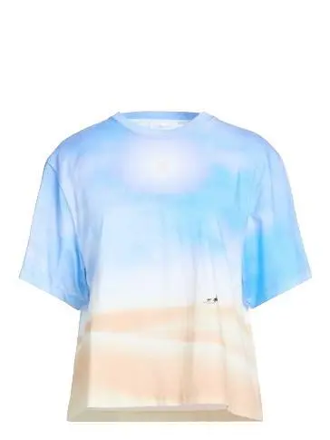 Rabanne Printed Tie-dyed Cotton T-shirt - Blue