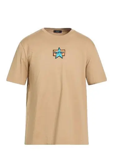 Herno T-shirt Camel Size Cotton - Beige